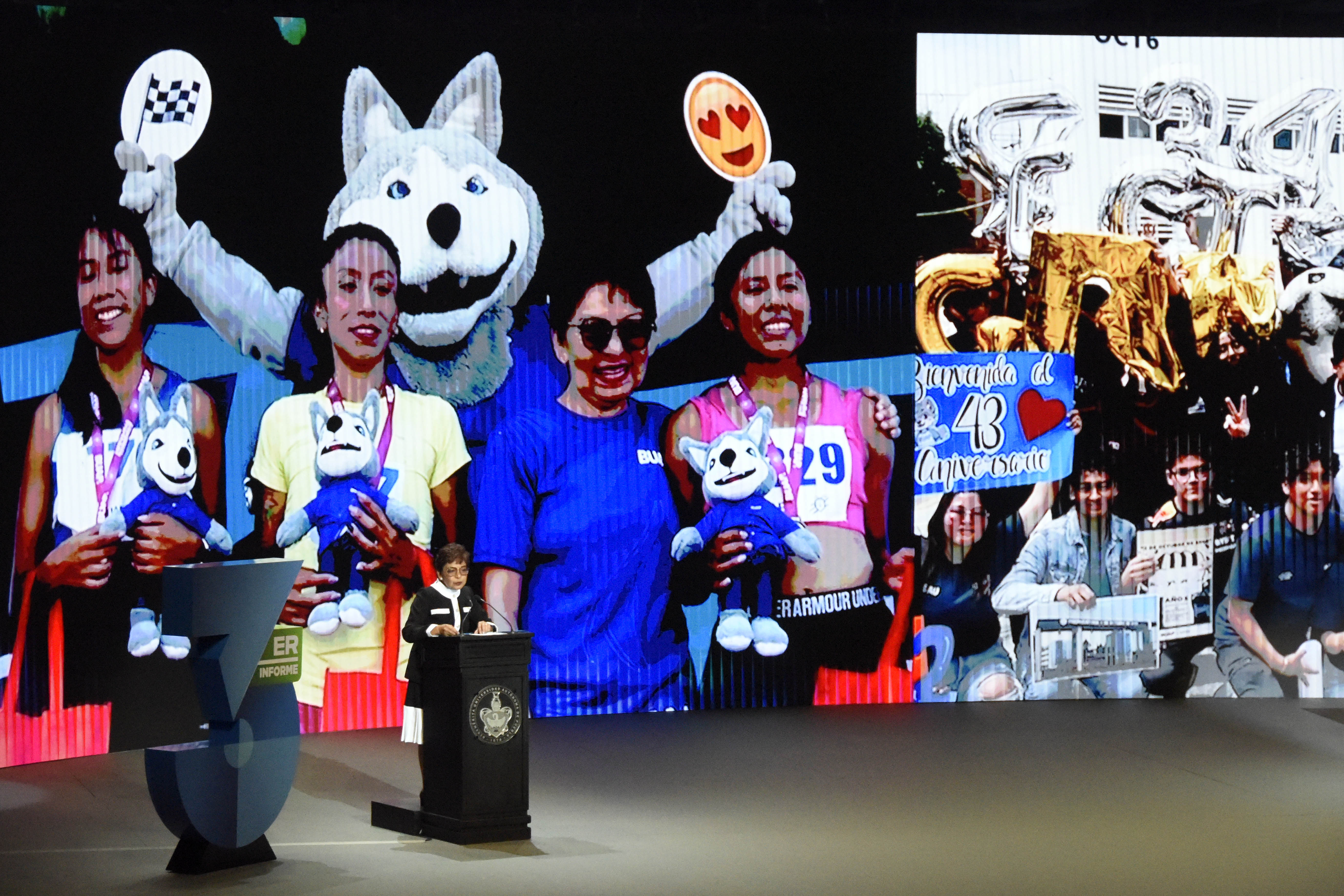 Juntos caminamos con pasos firmes, asegura la Rectora Lilia Cedillo al rendir su Tercer Informe ...